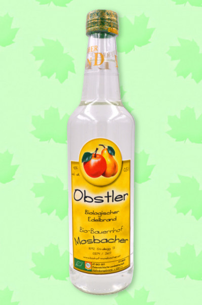 Bio-Edelbrand Obstler - Bio-Hof Mosbacher - Bauernladen
