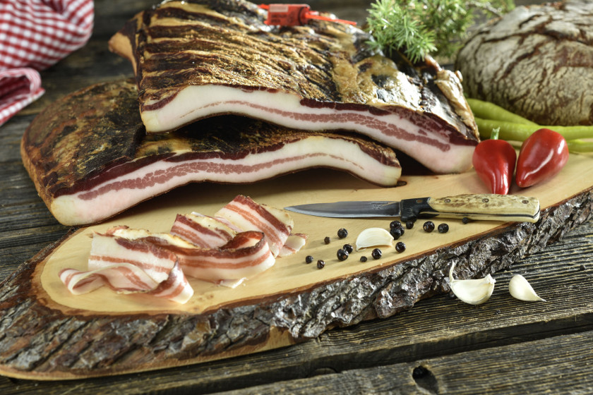 Gailtaler Bauchspeck g.g.A. - GailtalBauer Erlebnisbauernhof - Bauernladen