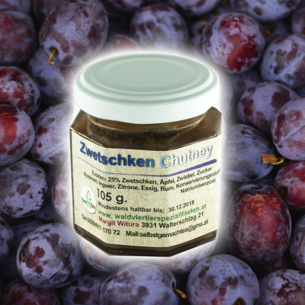 Zwetschken-Chutney - Waldviertler Spezialitäten Witura - Bauernladen