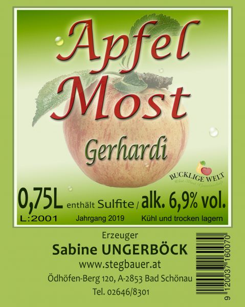 Apfelmost Gerhardi - Stegbauer - Bauernladen