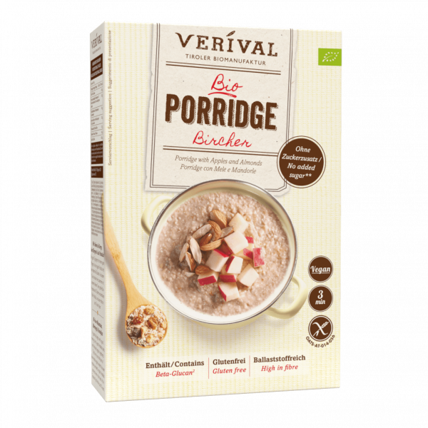Bircher Porridge - Verival Tiroler Biomanufaktur - Bauernladen