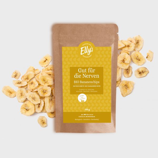 BIO Bananenchips „Gut für die Nerven“ - Elly's WUNDERLAND - Bauernladen