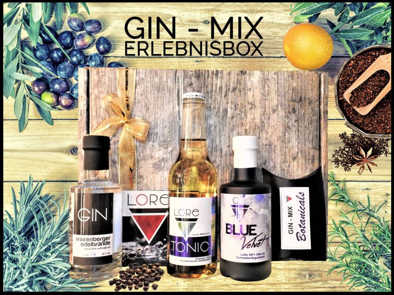 Gingeschenk GinMix Erlebnisbox - LoRe Cocktailmanufaktur | Destillerie ...