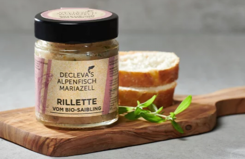 Rillette vom Bio-Saibling - Decleva's Alpenfisch Mariazell - Bauernladen