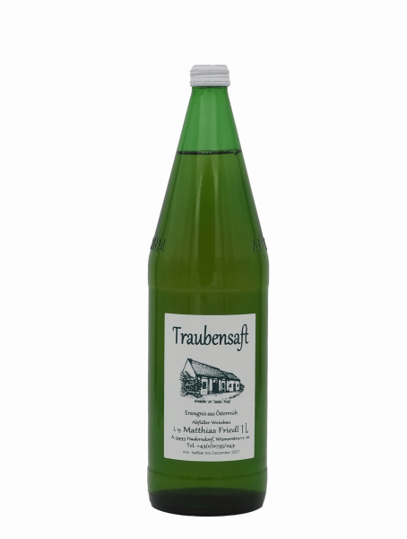 Traubensaft weiß - Weinbau Friedl - Bauernladen