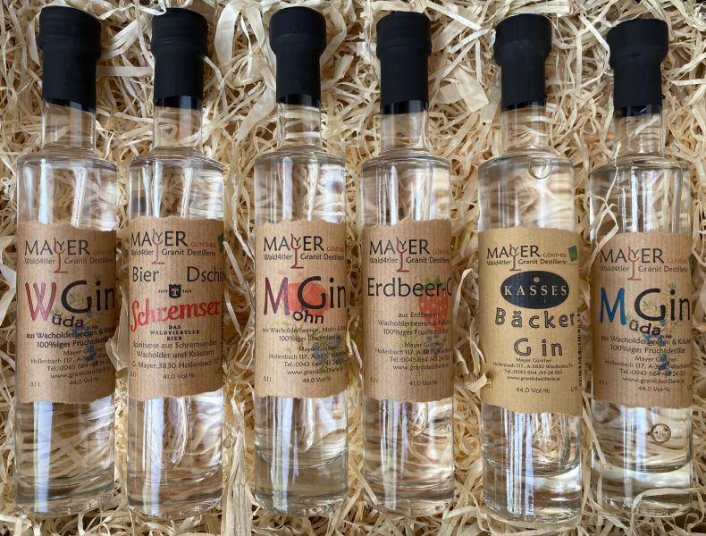 GIN Kennenlernset inkl. Versand (AT) - MAYER Granit-Destillerie e.U ...
