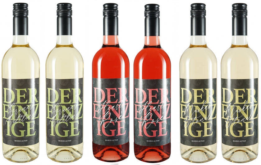 DER EINZIGE - Geschenkeset, Kennlernpaket 5+1 gratis - Weingut Mario ...