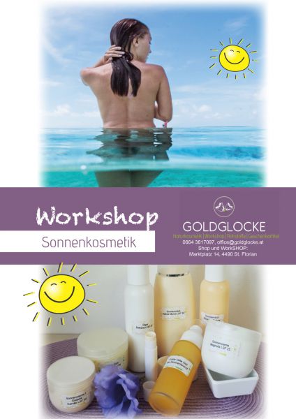 Workshop Unterlagen Sonnenkosmetik - Goldglocke - Bauernladen