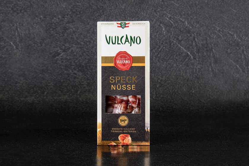Vulcano Speck Nüsse - Vulcano Schinkenmanufaktur - Bauernladen