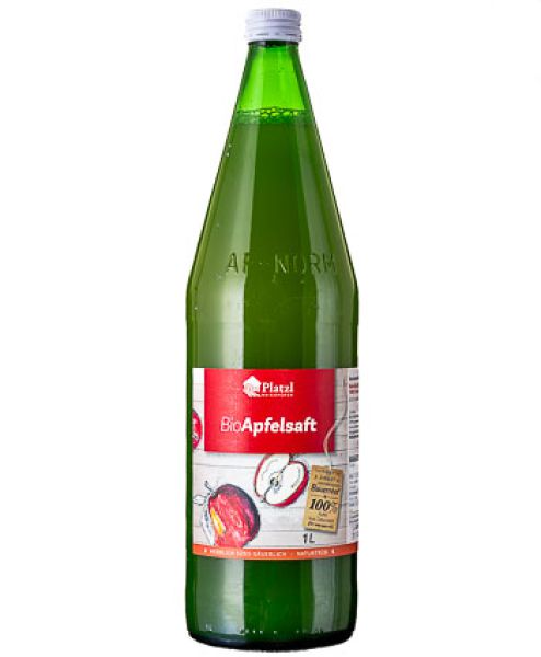 Bio- Apfelsaft naturtrüb 1 Liter - BIOPLATZL Maierhofer - Bauernladen