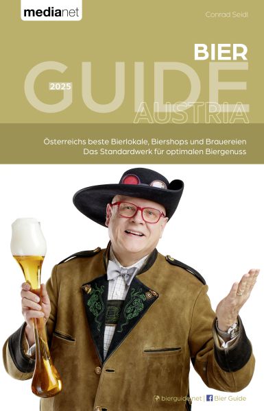 Conrad Seidls Bier Guide 2025 - Medianet Buchladen - Bauernladen