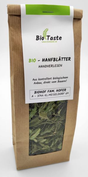 Bio Hanfblätter - Biohof Hofer / Biotaste - Bauernladen