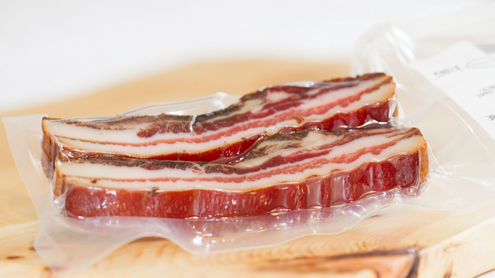 Bauchspeck geräuchert - Jausenscheibe - Nockfleisch - Bauernladen