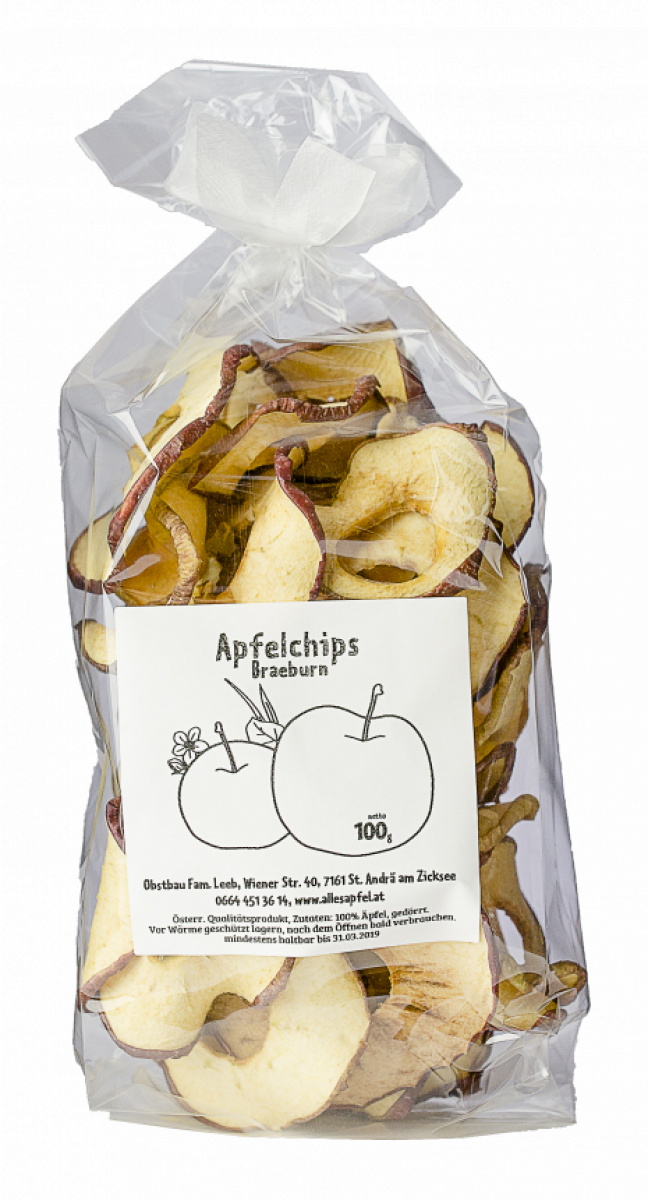 Apfel-Chips - Alles Apfel - Obstbau Familie Leeb - Bauernladen