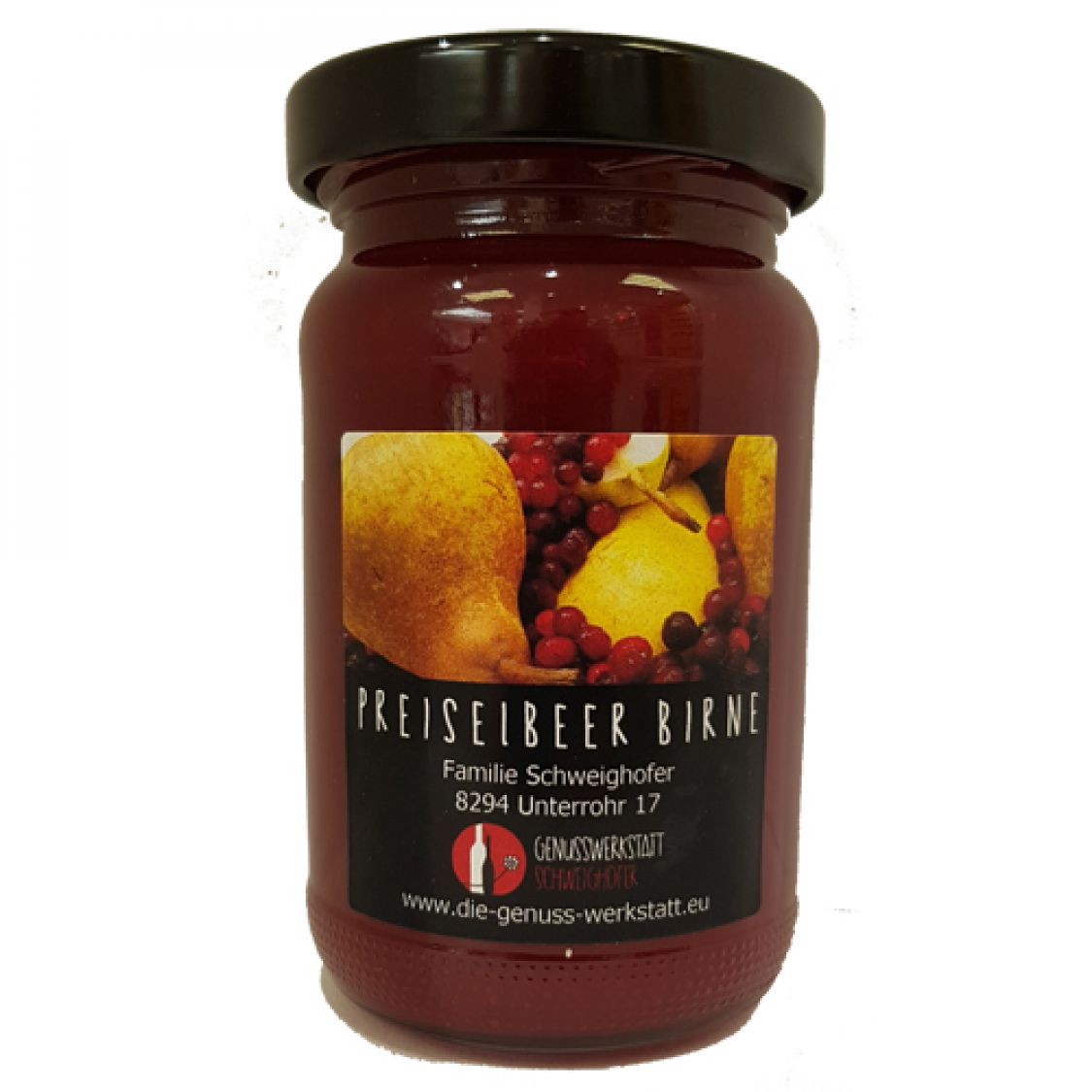Preiselbeer Birne Fruchtaufstrich - Genusswerkstatt Schweighofer ...