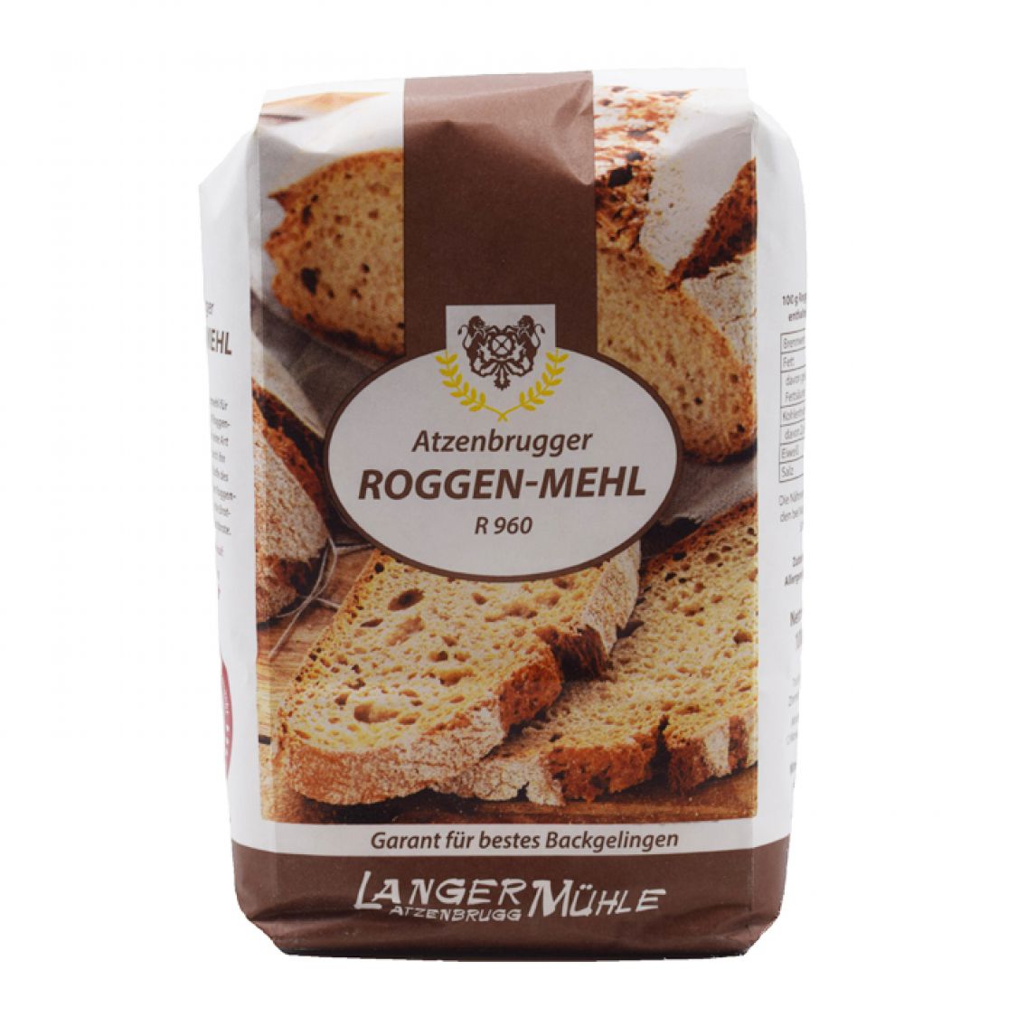 Roggenmehl R960 - la müh la - Langers Mühlenladen - Bauernladen
