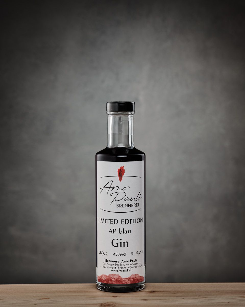 GIN AP-blau - Brennerei Arno Pauli - Bauernladen