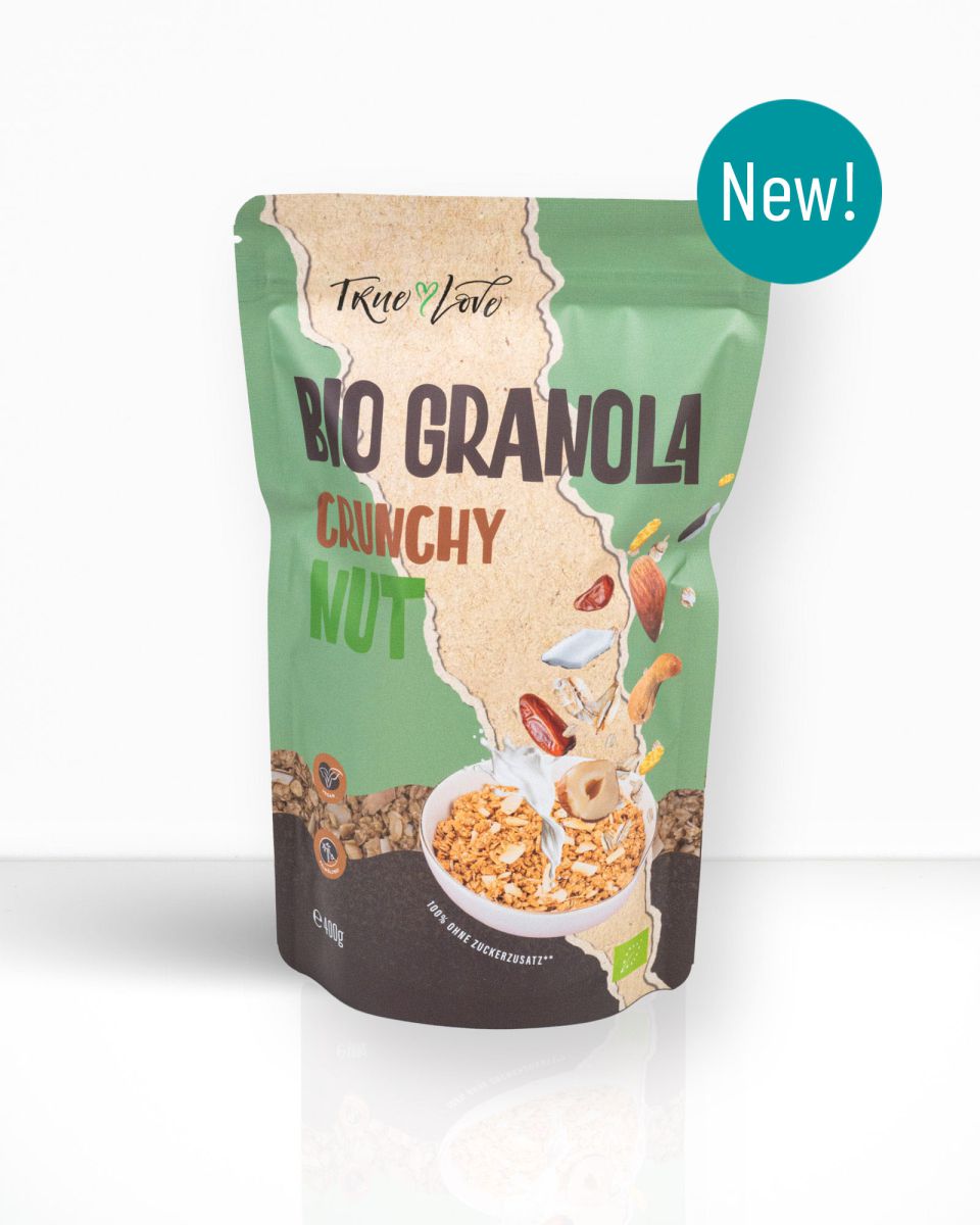 True Love Crunchy Granola Nut Müsli (400 g) - Riegelfabrik GmbH ...